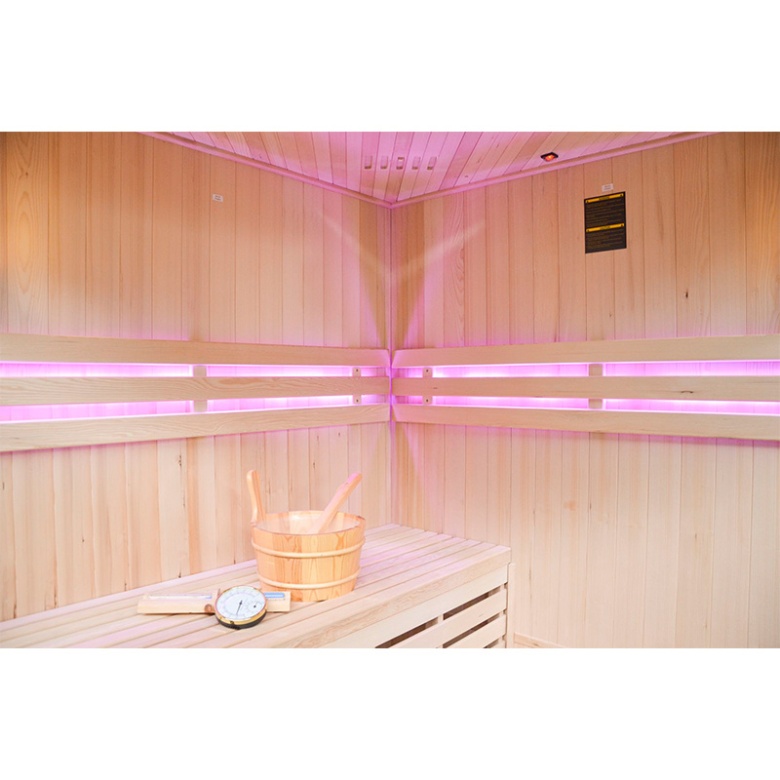 SAUNA FIŃSKA WYSOKOTEMPERATUROWA Z PIECEM OSLO4/HARVIA 6KW 4-5 OSOBOWA ...